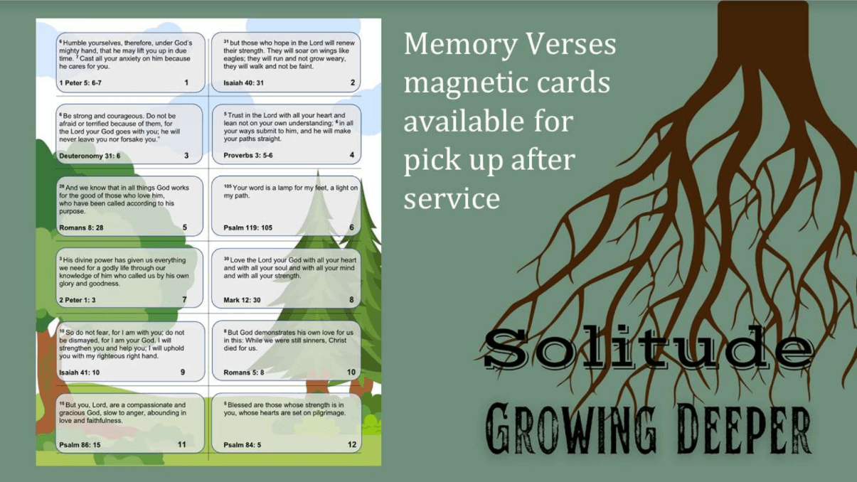 Memory Verses Magnetic Card | The MCBC